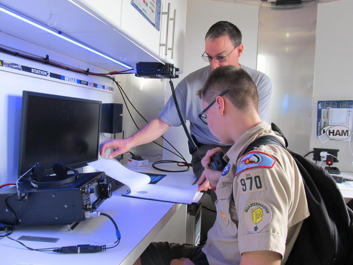 BSA Radio Merit Badge - Requirement Nine - A2 - W 5 I A S